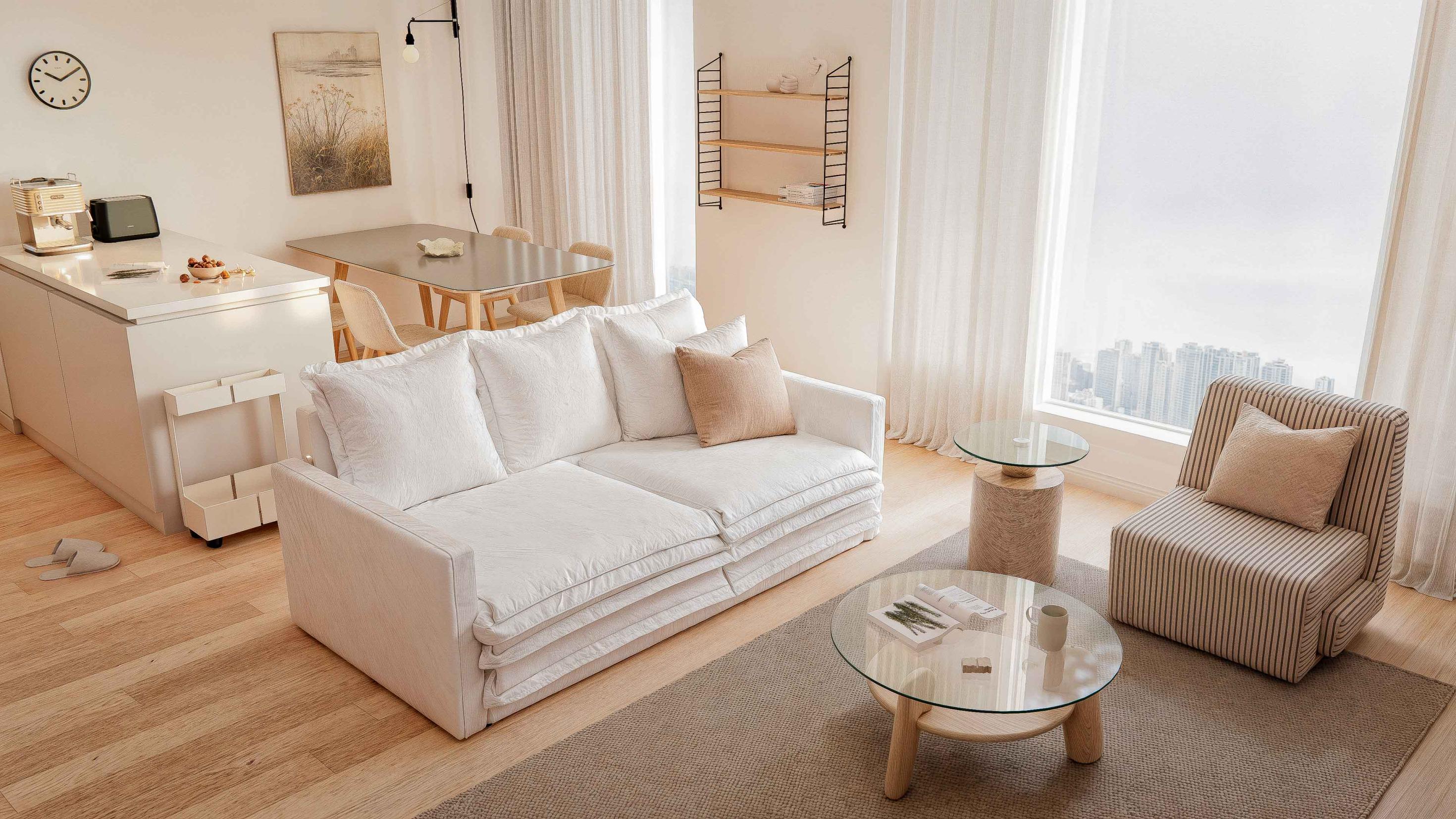 둔촌 올림픽파크 포레온 59B Type 내추럴 인테리어 | 인테리어티쳐